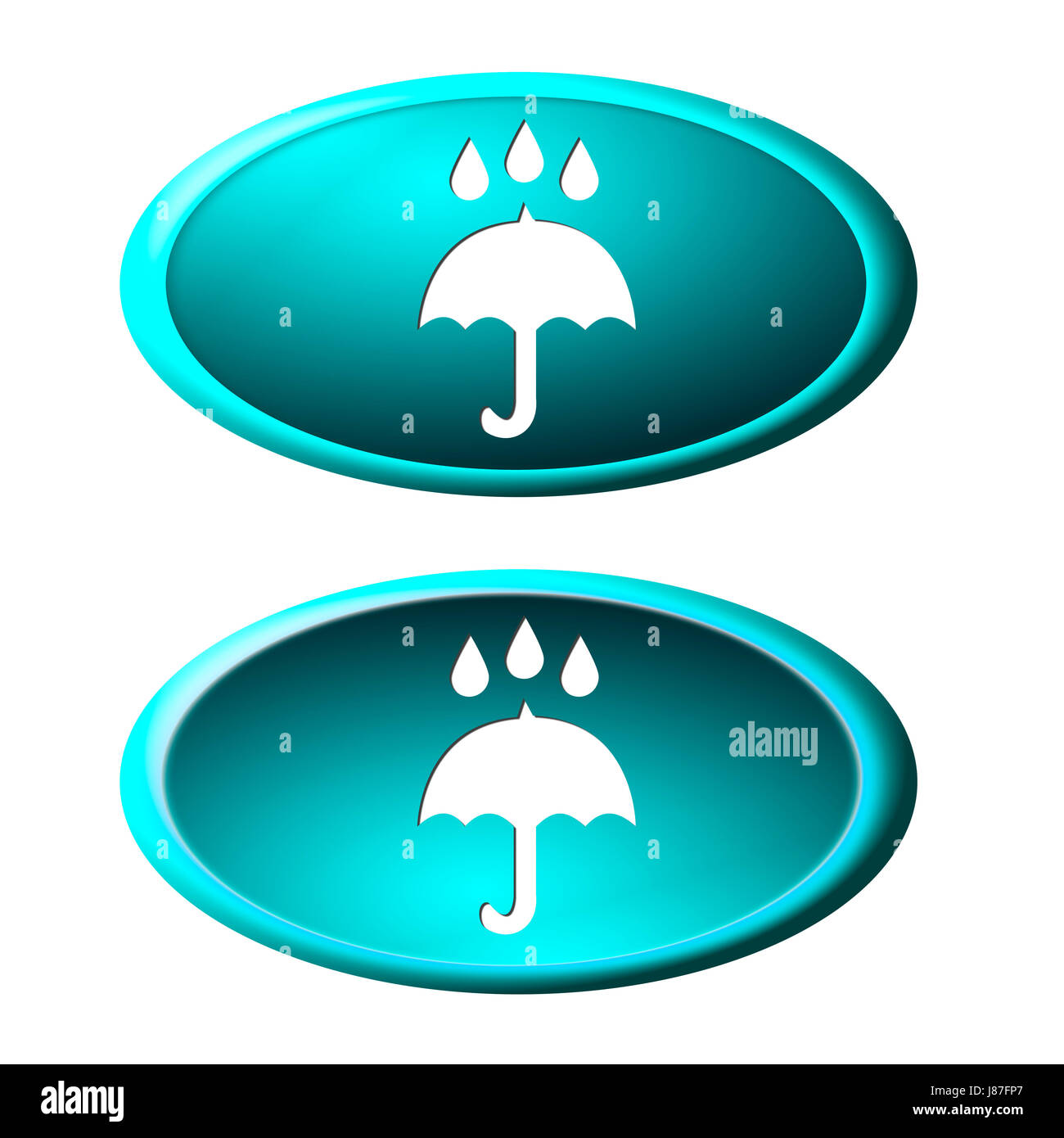 wet, umbrella, moist, damp, moisture, pictogram, symbol, pictograph ...