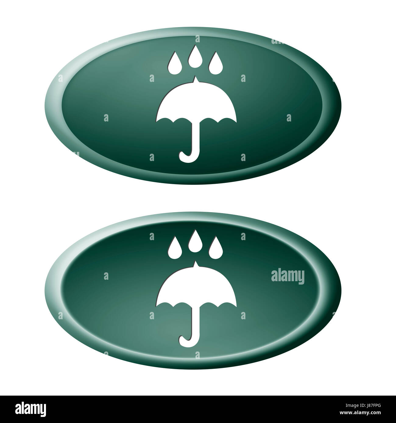 Rain pictogram hi-res stock photography and images - Alamy