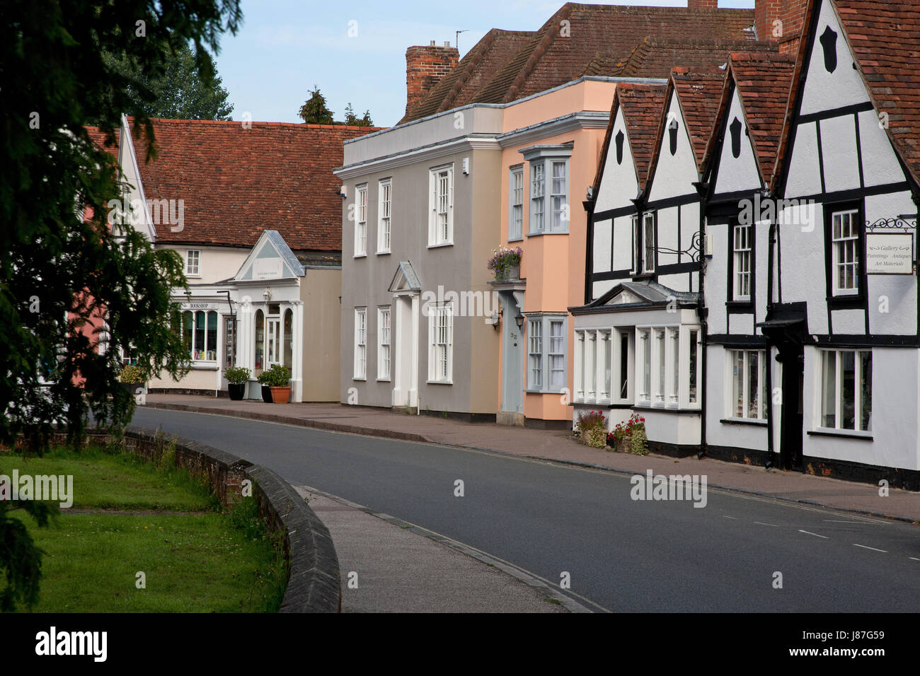 houses, shops, rural, community, village, market town, street, road ...