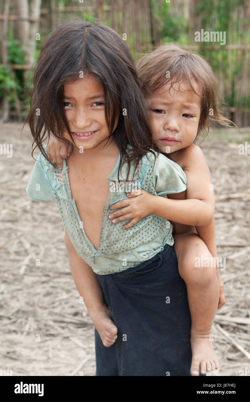 asia, piggy-back, indolently, poor, miserable, indigent, impoverished ...