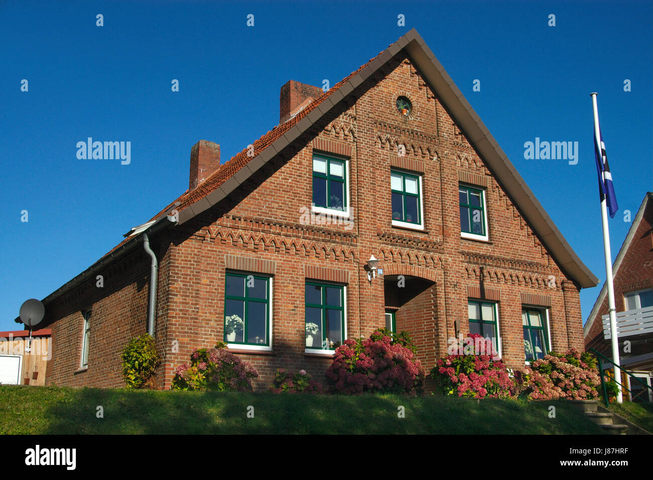 old brick home in the old country Stock Photo - Alamy