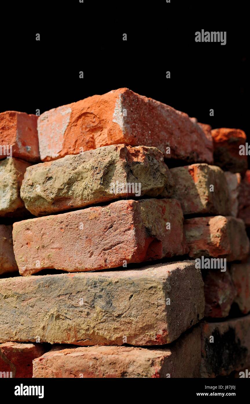 wall, brick, redevelopment, mortar, house-build, building material ...