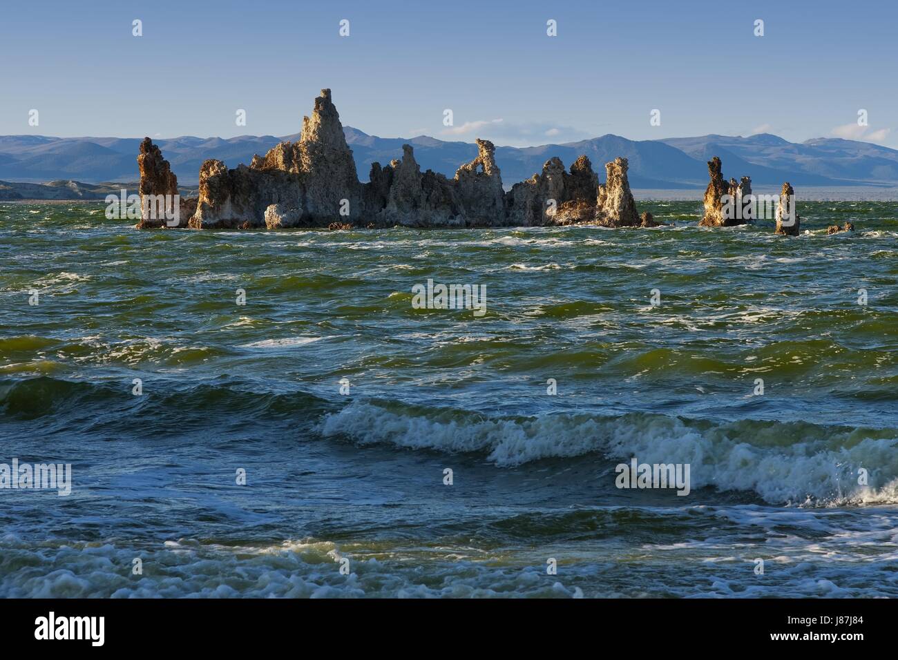conservation of nature, usa, california, salt lake, tufa, ecosystem ...