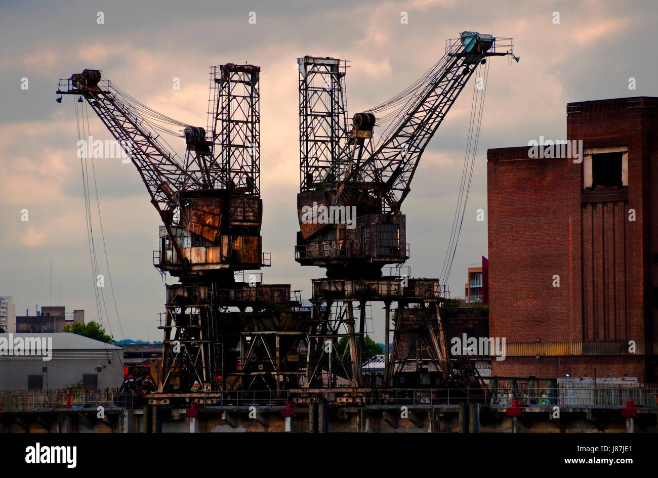 industry, industrial, steel, metal, rusty, rust, construction, crane ...