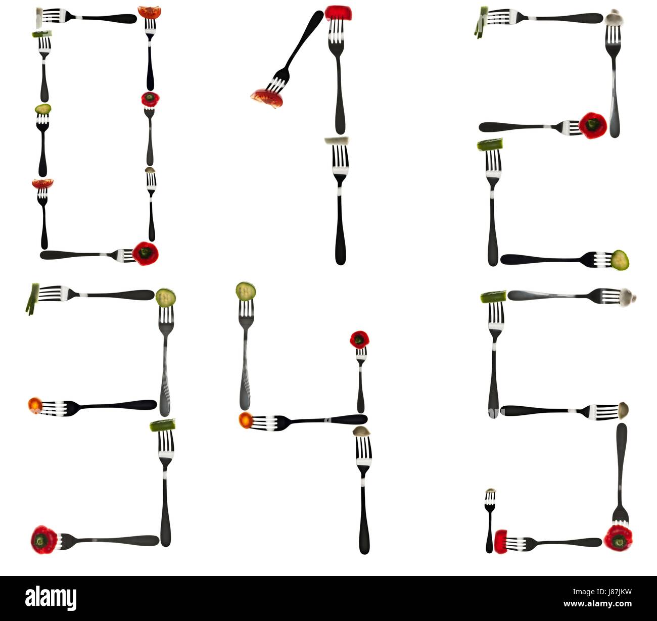 garden, digit, alphabet, vegetables, ingredient, numbers, texture, type ...