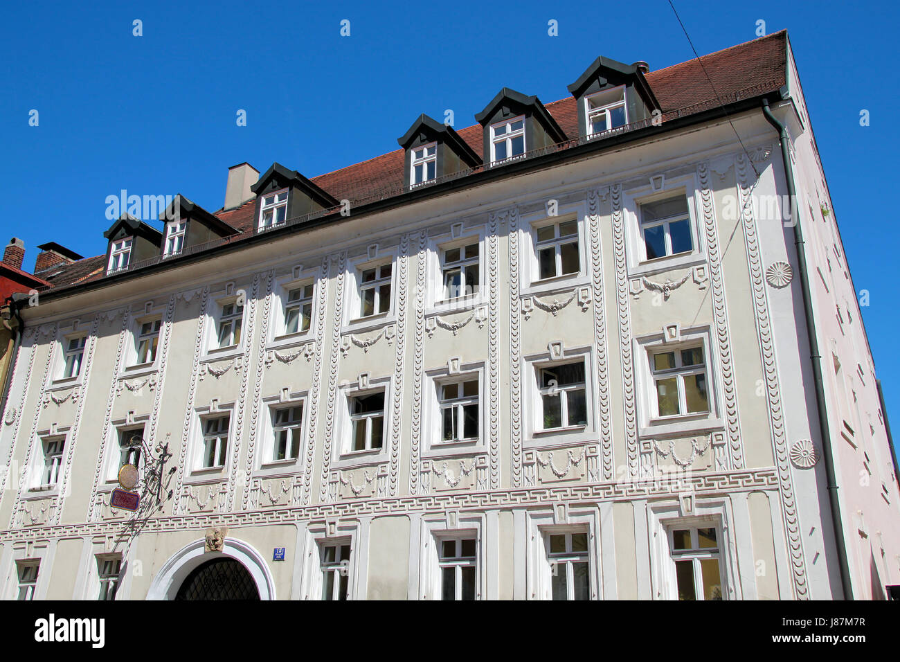 house, building, historical, cirrus, relief, style of construction ...