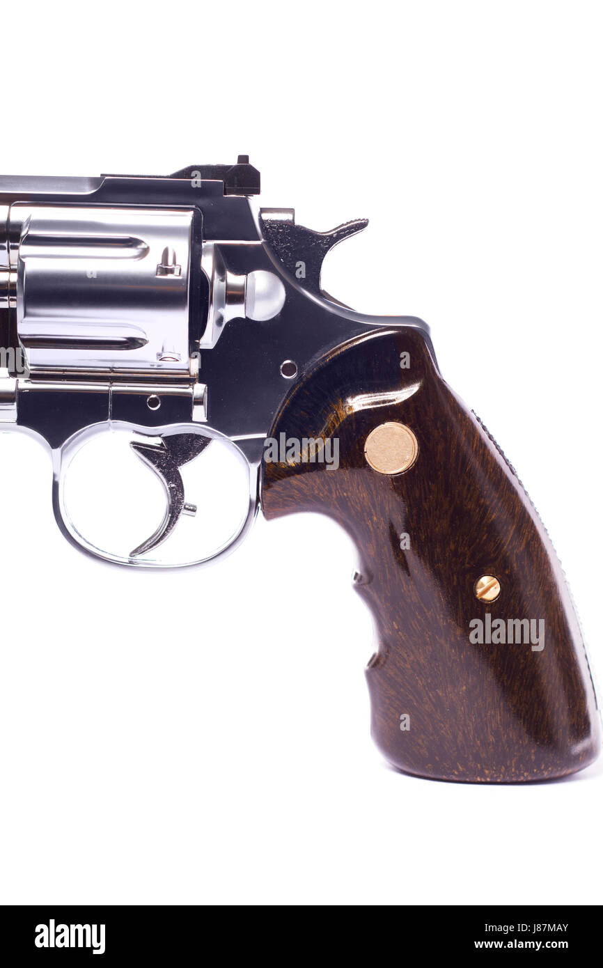 danger, object, isolated, new, guard, silver, war, crime, metal, bright ...