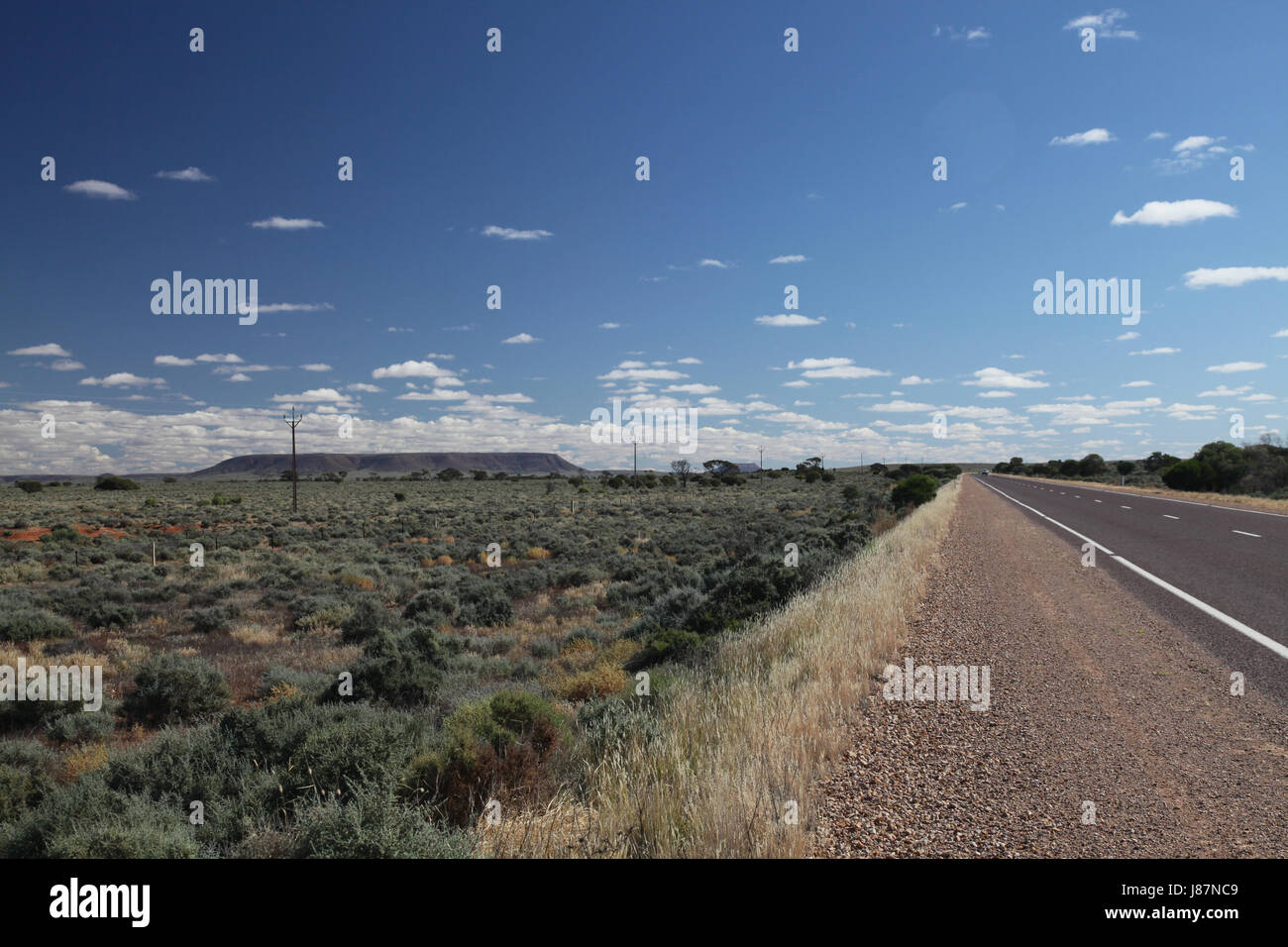 australia, motorway, highway, scenery, countryside, nature, clouds ...