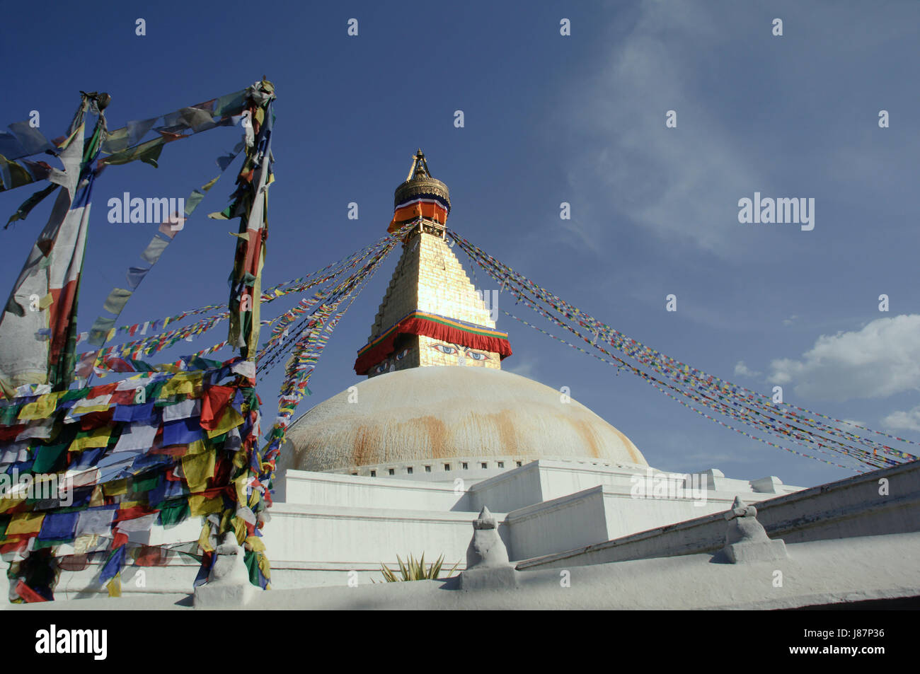 the great stupa of boudha,kathmandu Stock Photo - Alamy
