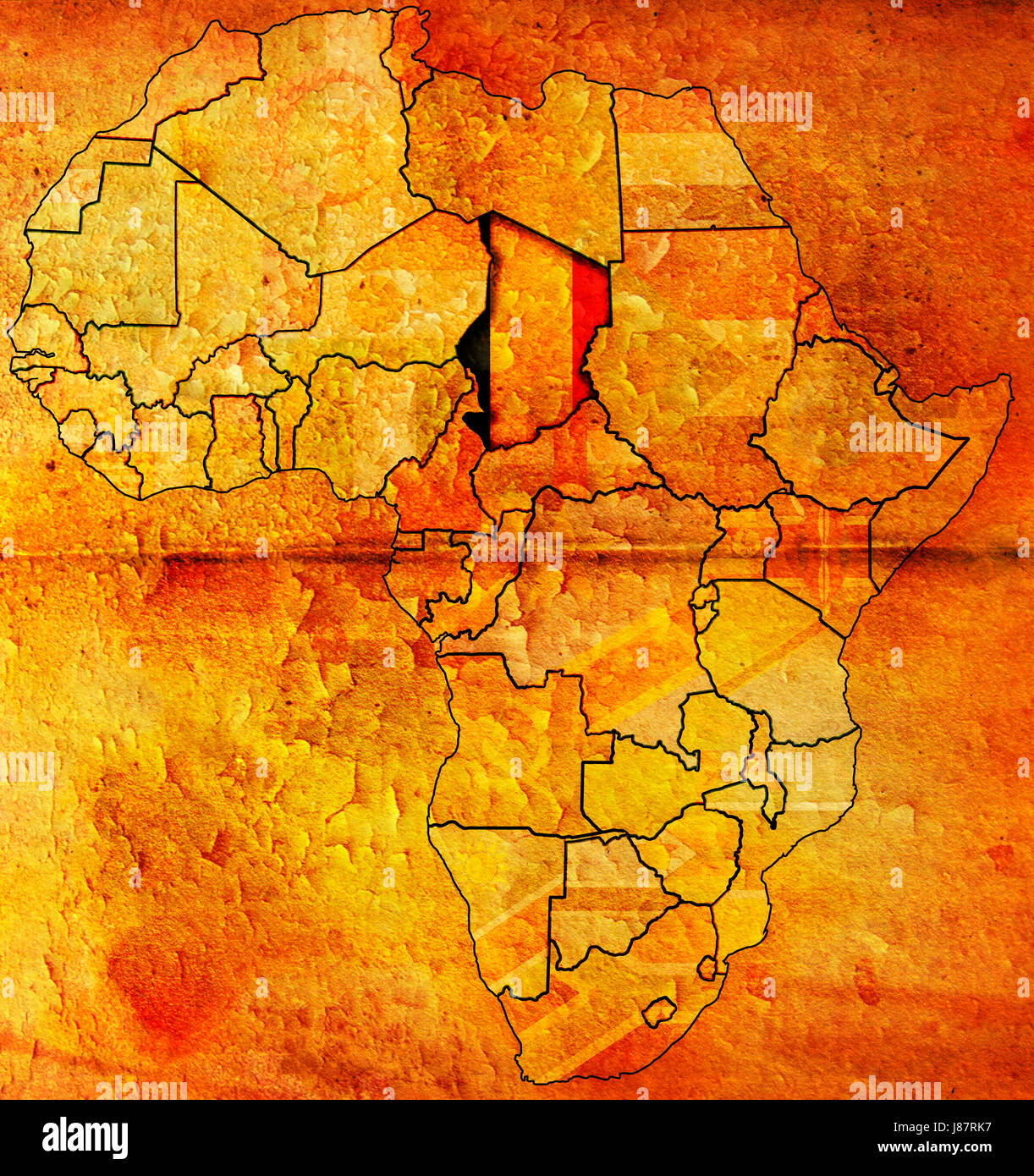 Distorted world map hi-res stock photography and images - Alamy