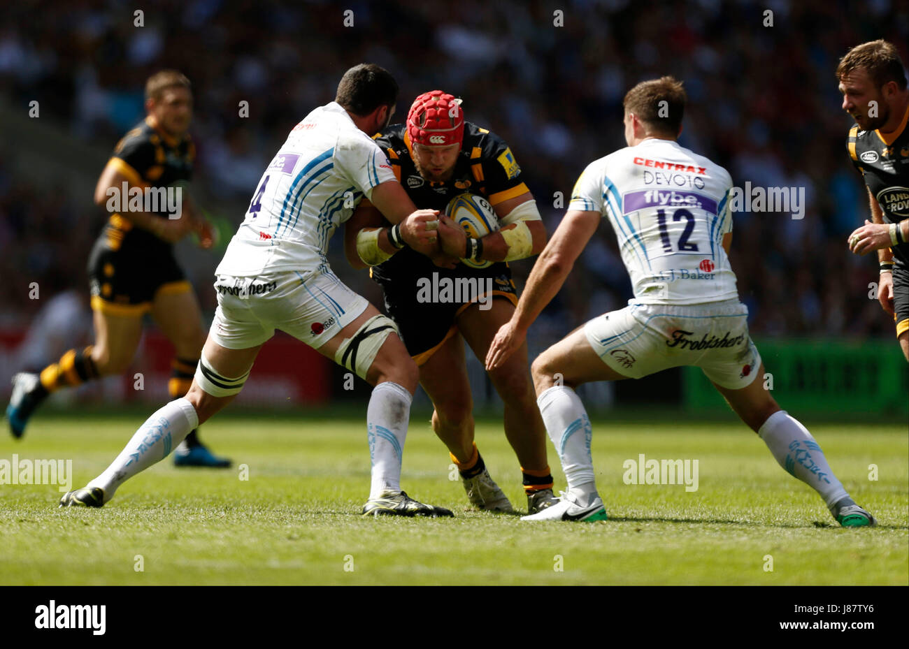 Exeter chiefs dave dennis hi-res stock photography and images - Alamy