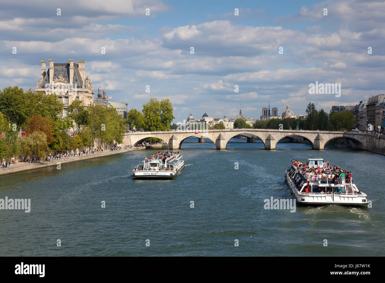 bridge, paris, france, humans, human beings, people, folk, persons ...