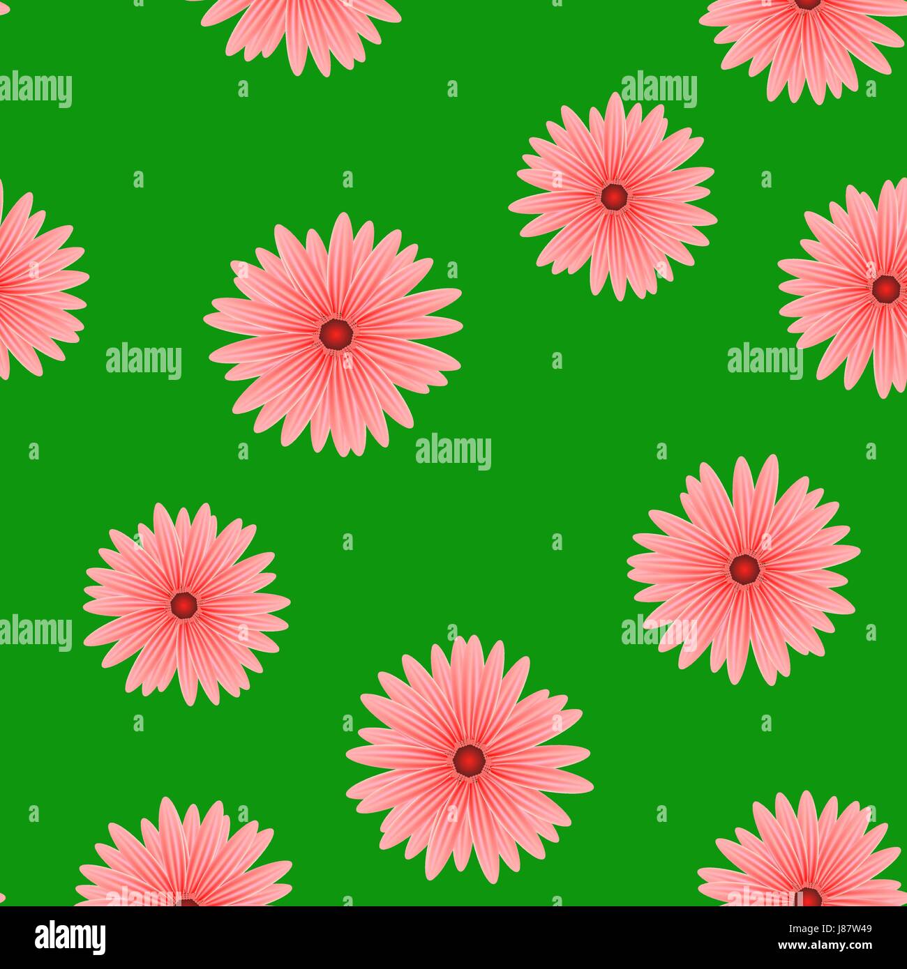 Bright red flower blooming Stock Vector Images - Alamy