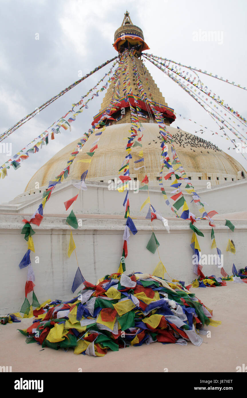 the great stupa of boudha,kathmandu Stock Photo - Alamy