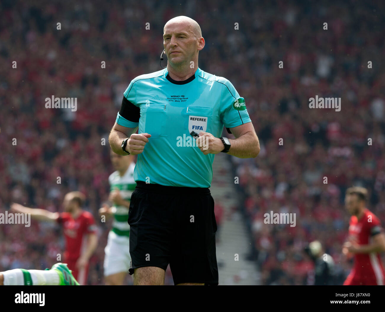 Referee Bobby Madden during the William Hill Scottish Cup final at ...