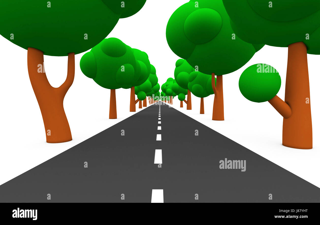 traffic, transportation, avenue, sign, signal, drive, symbolic, tree ...