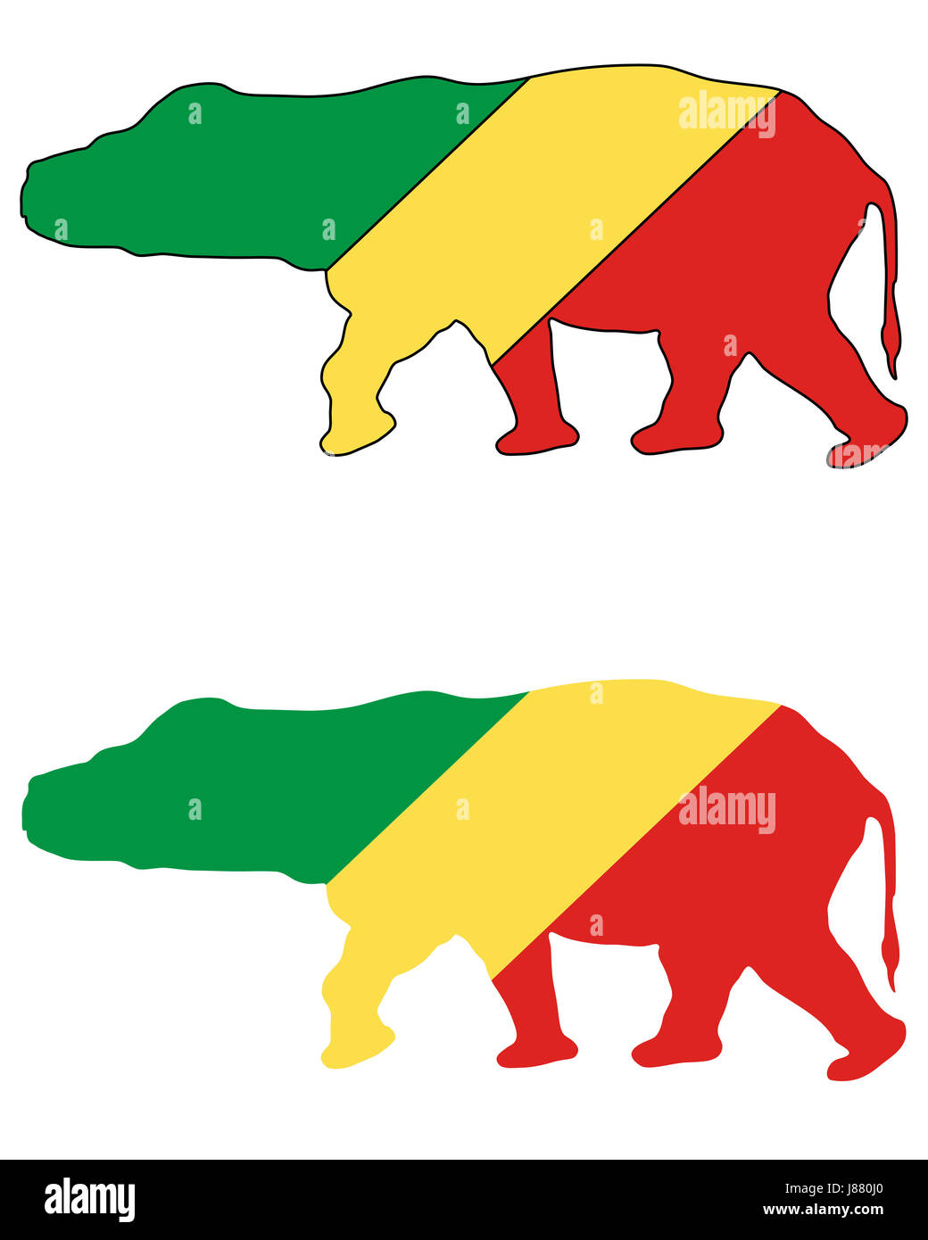 Flusspferd hippopotamus amphibius Cut Out Stock Images & Pictures - Alamy