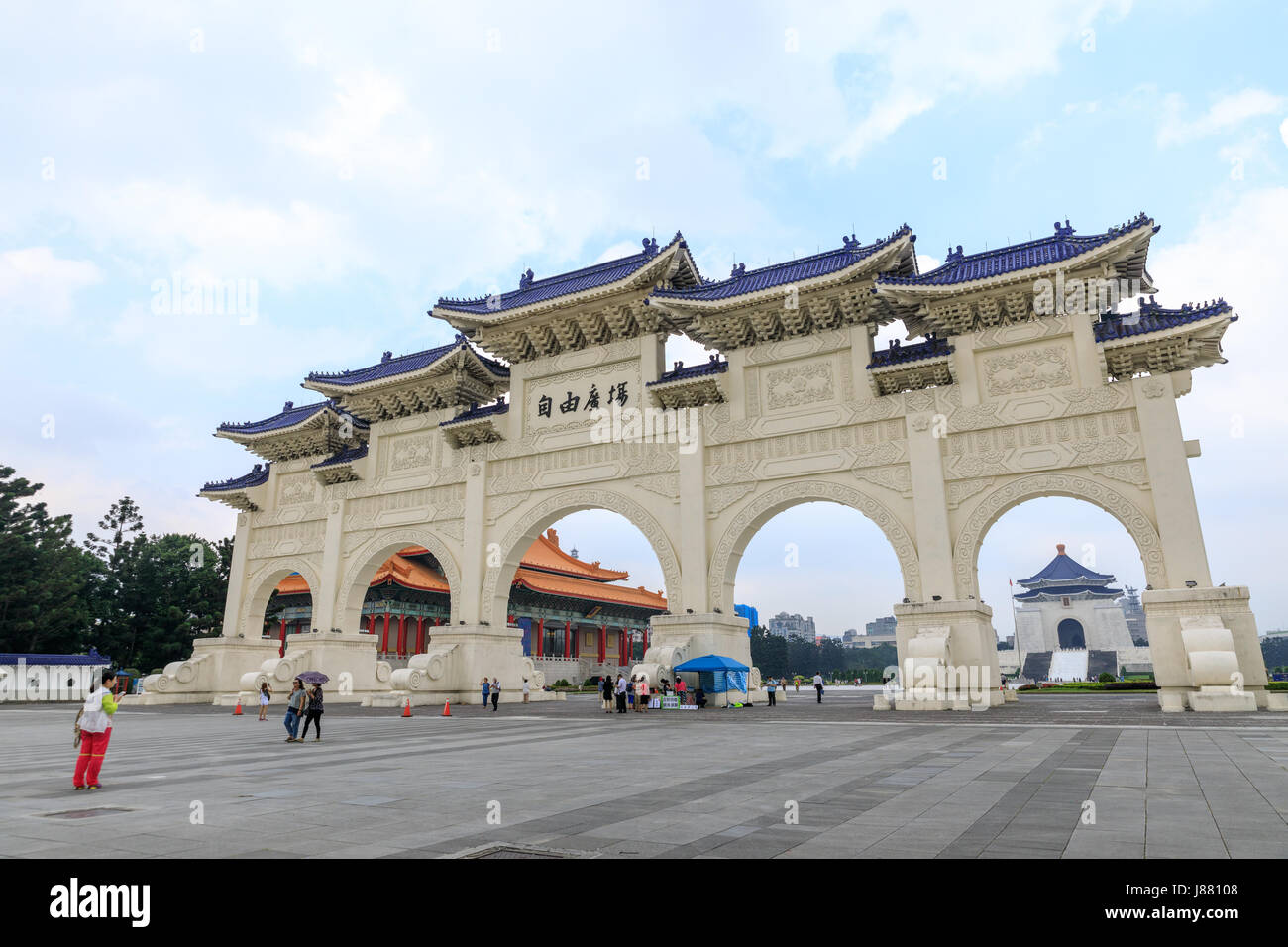 A famous monument, landmark and tourist attraction erected in memory of ...