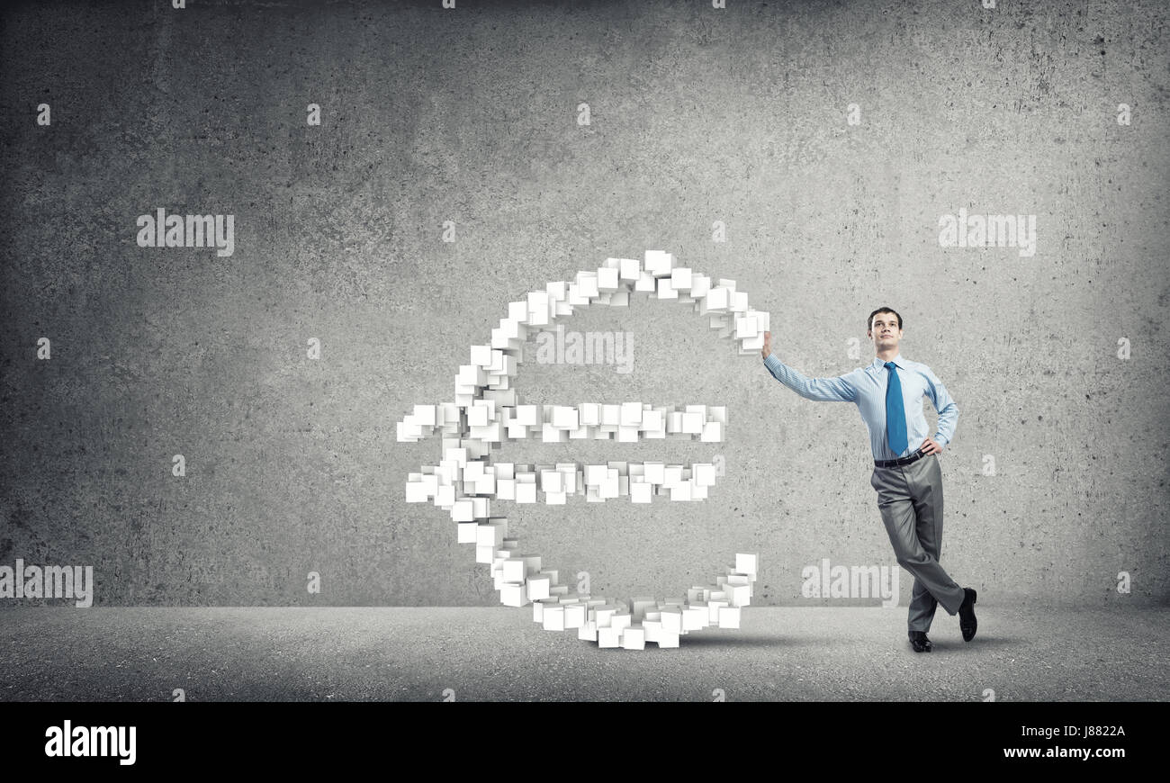 He wants to be rich Stock Photo - Alamy