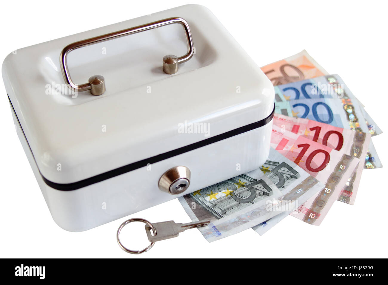 overcrowded cash box Stock Photo - Alamy