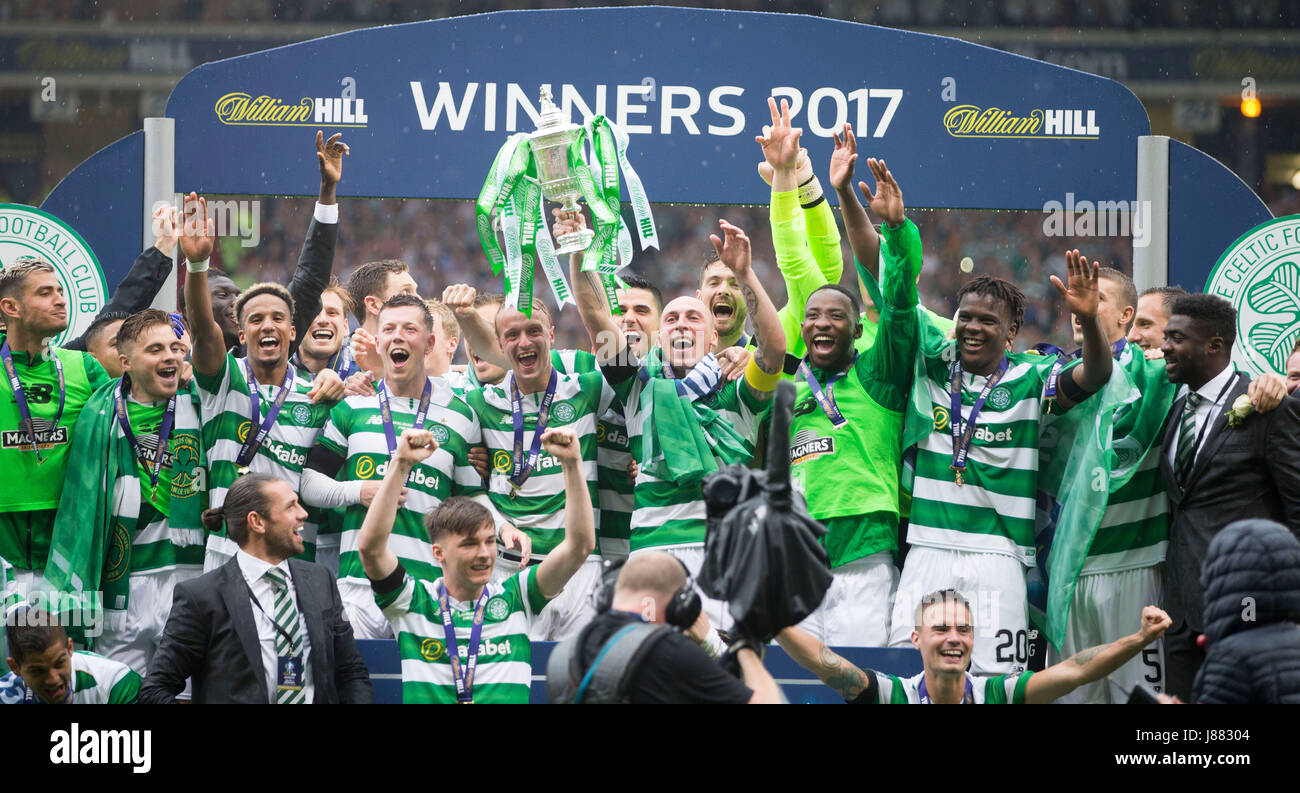 Celtic winners during the William Hill Scottish Cup final at Hampden ...