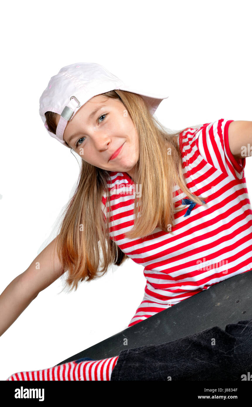 girls skateboard skater rapper Stock Photo - Alamy