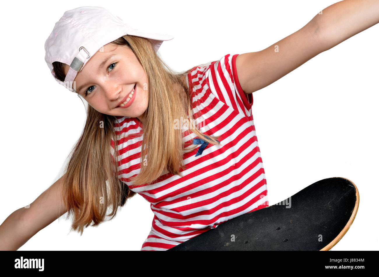 girls skateboard skater rapper Stock Photo - Alamy