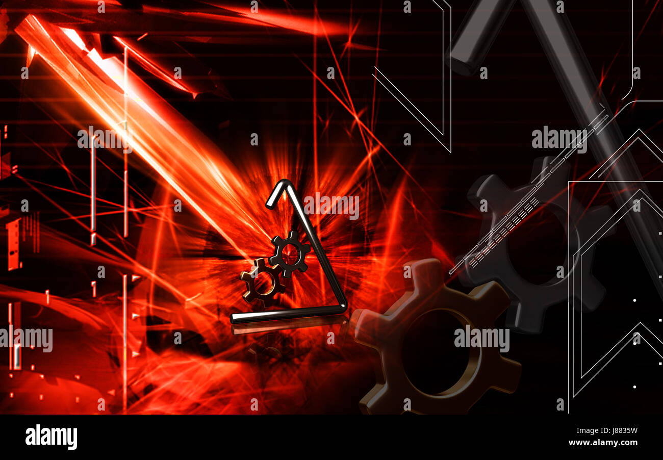 graphics, colour, industry, industrial, engineering, illustration ...