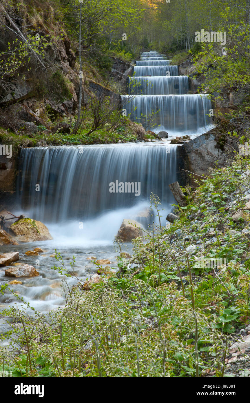 Water running down steps hi-res stock photography and images - Alamy