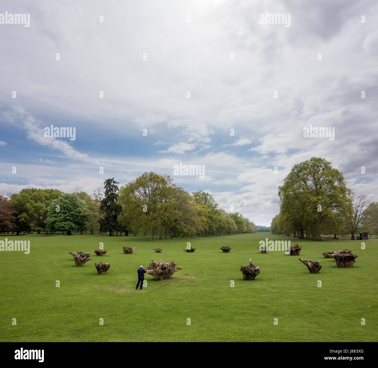 ,earth sky exhibition, Richard Long Stock Photo - Alamy