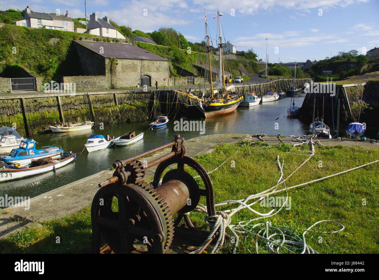 Amlwch Port Anglesey Stock Photo - Alamy