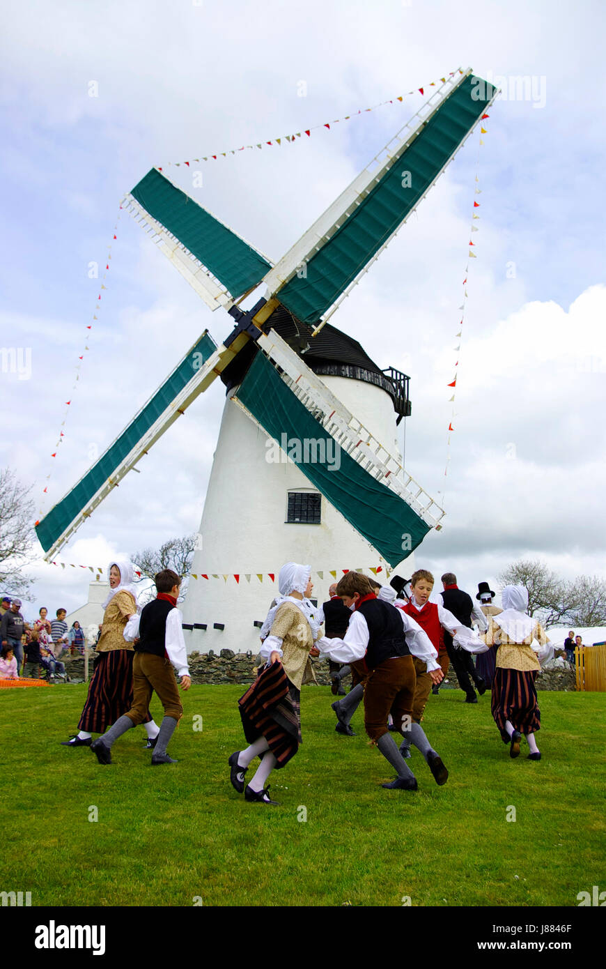 Traditional Welsh Group Stock Photo - Alamy