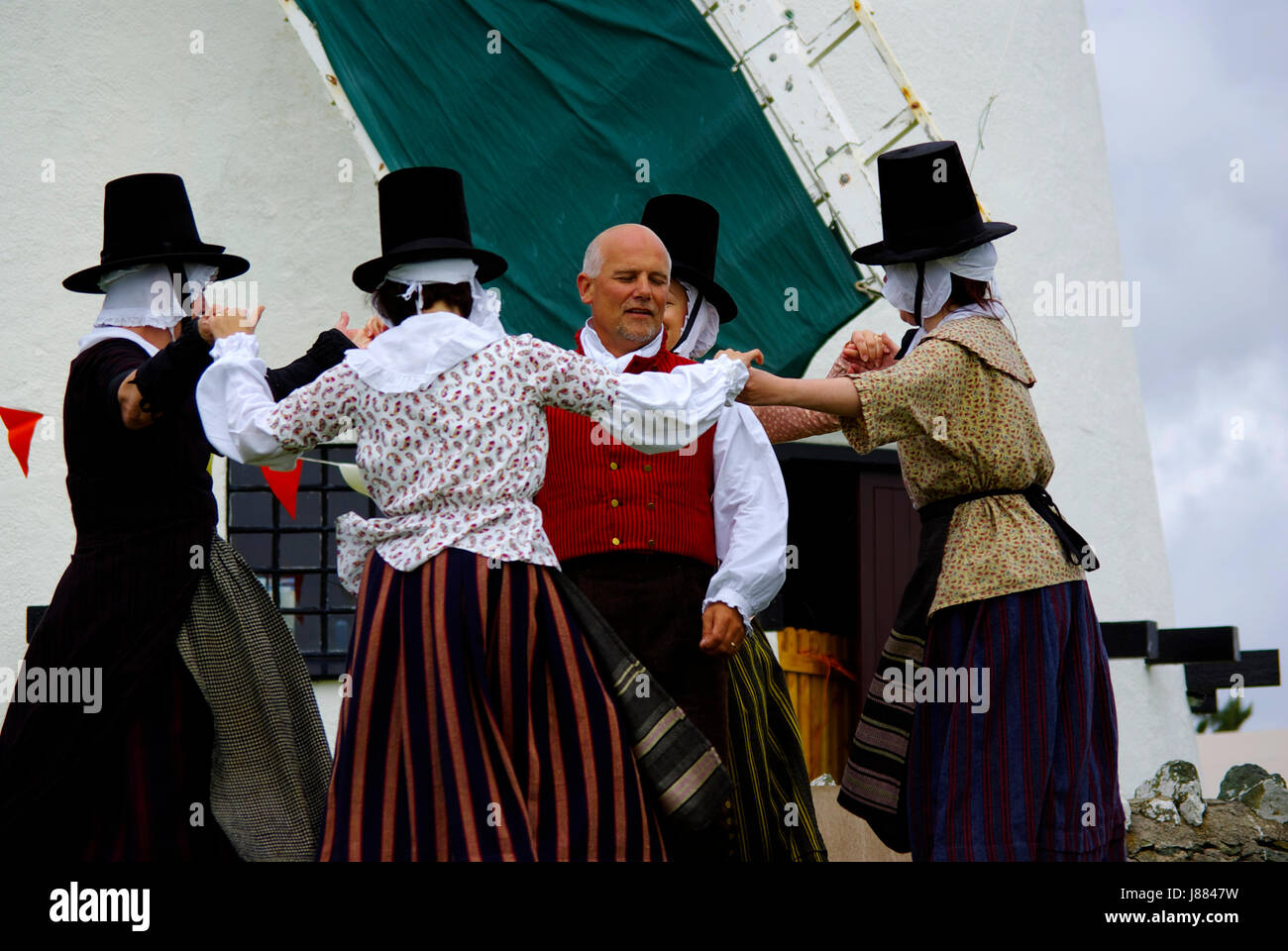 Traditional Welsh Group Stock Photo - Alamy