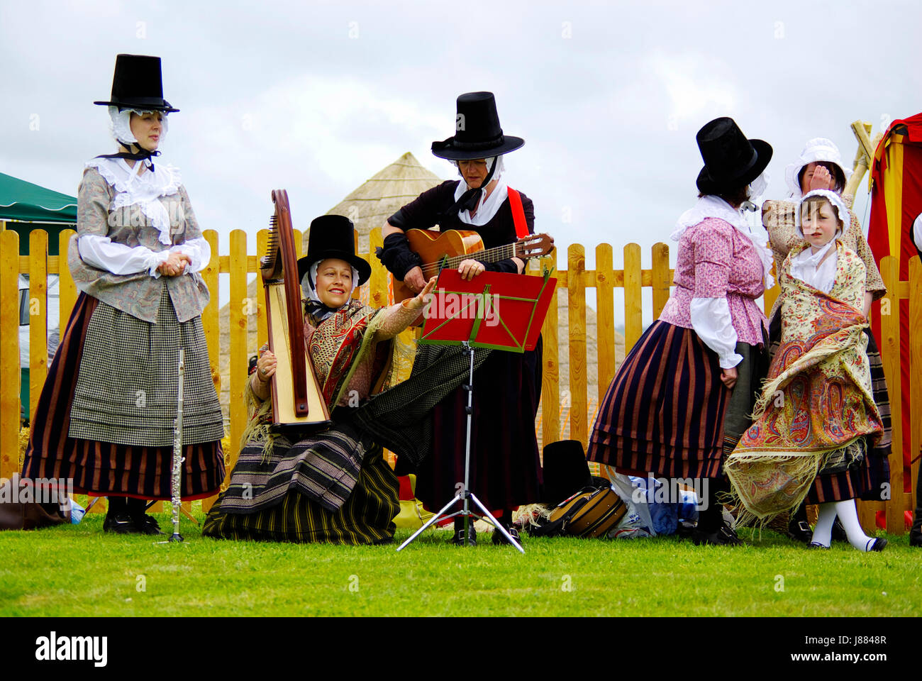 Traditional Welsh Group Stock Photo - Alamy