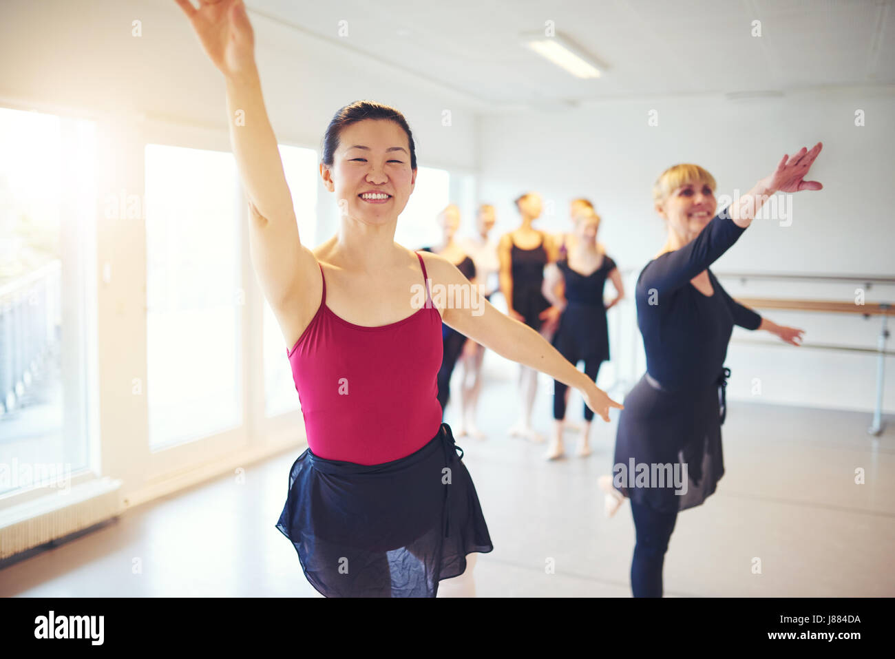 Asian dance lesson hi-res stock photography and images - Alamy