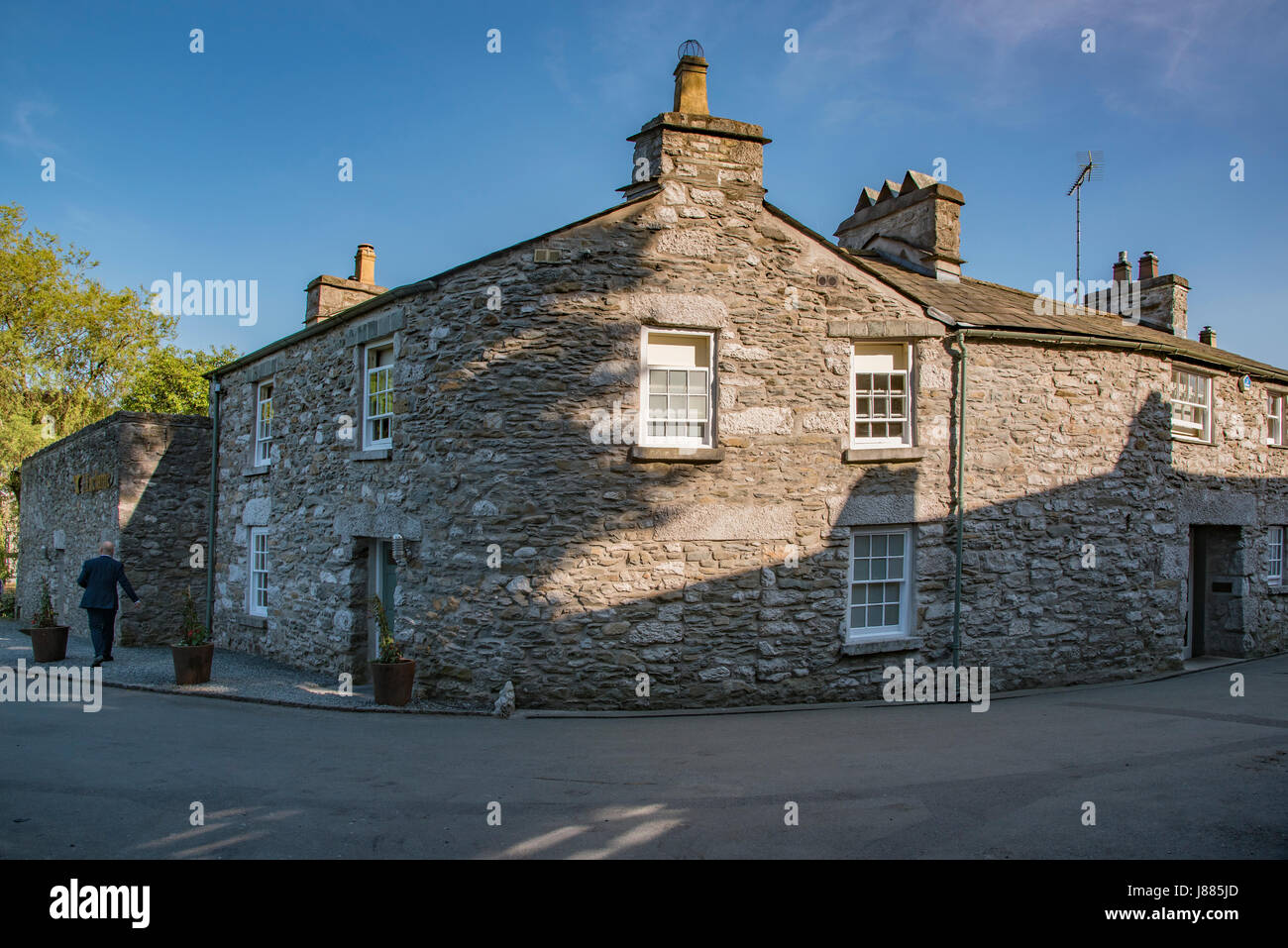 L'Enclume restaurant Cartmel Stock Photo - Alamy
