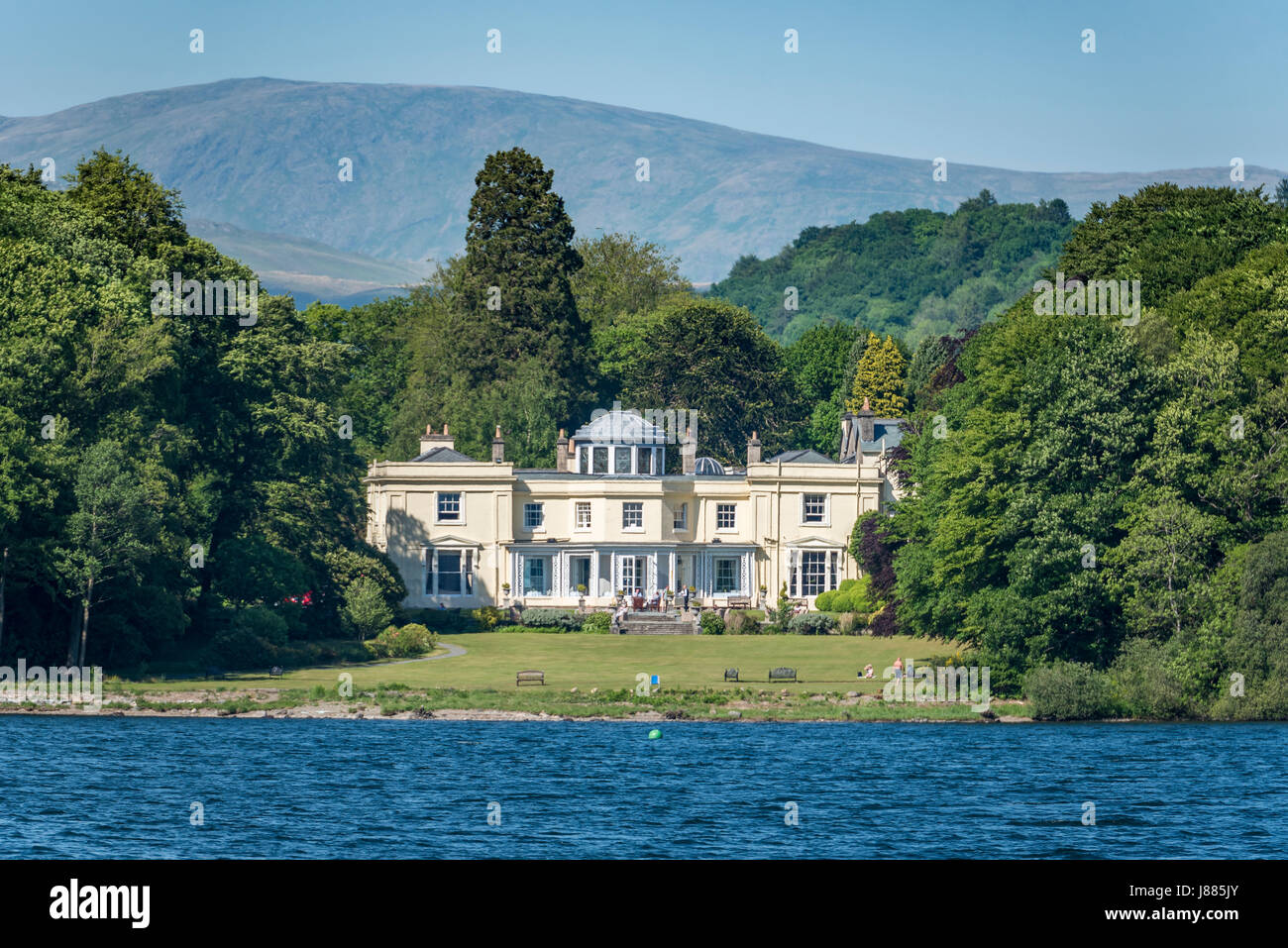 Lake district. Windermere Storrs Hall hotel Stock Photo - Alamy