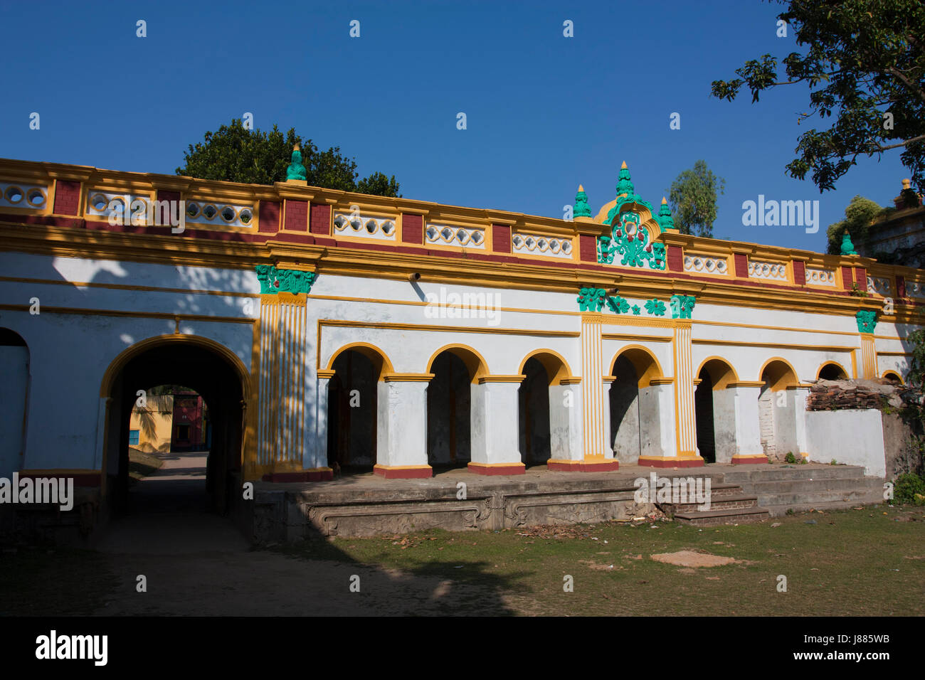 A temple inside the Dinajpur Rajbari. Dinajpur, Bangladesh Stock Photo ...