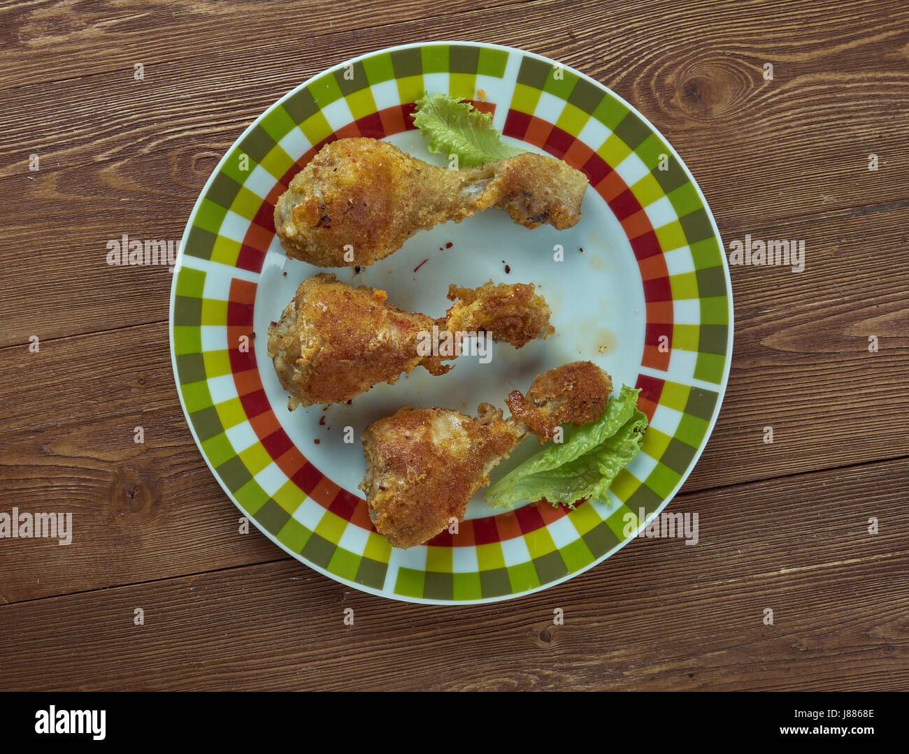 Backhendl - Wiener Crispy deep fried chicken.Viennese cuisine Stock ...