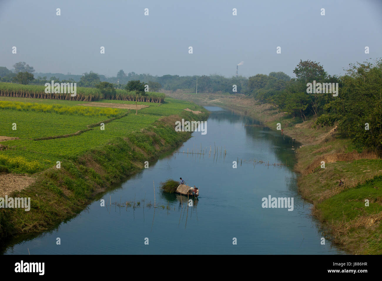 A canal at Meherpur. Bangladesh Stock Photo - Alamy