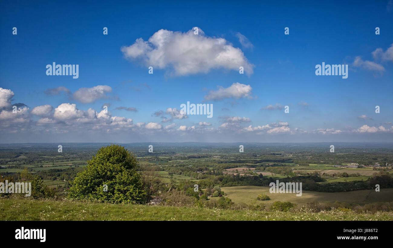 Views from Ditchling Beacon, West Sussex Stock Photo - Alamy