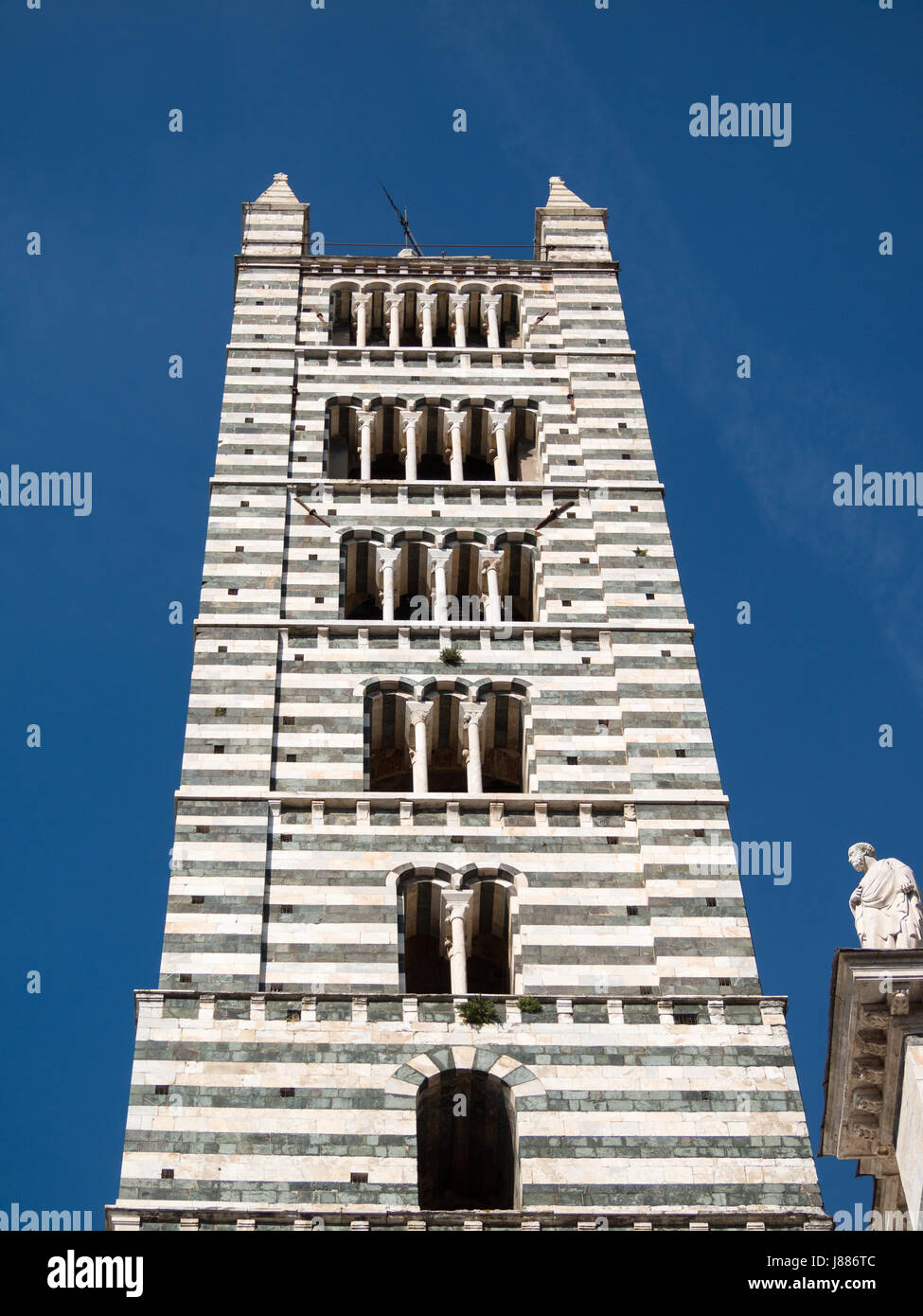 Roman italian church tower hi-res stock photography and images - Alamy