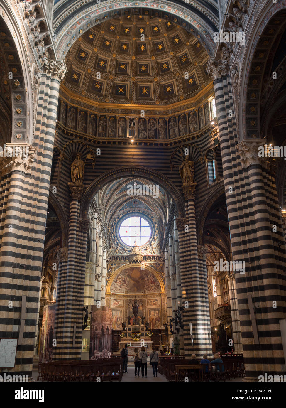 Siena cathedral interior hi-res stock photography and images - Alamy
