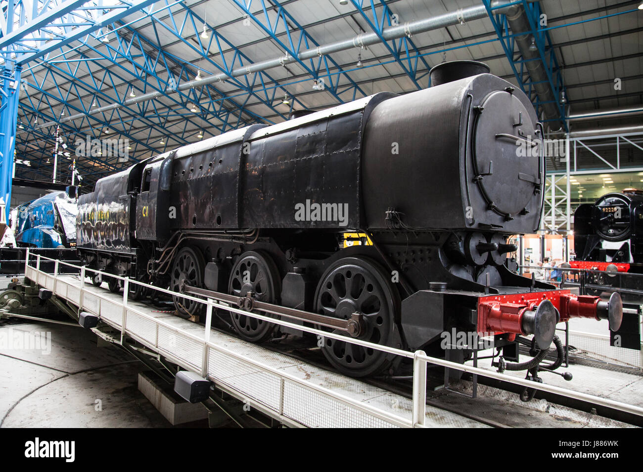 Southern Railway 0-6-0 Q1 class steam locomotive No 33001 from 1942 ...