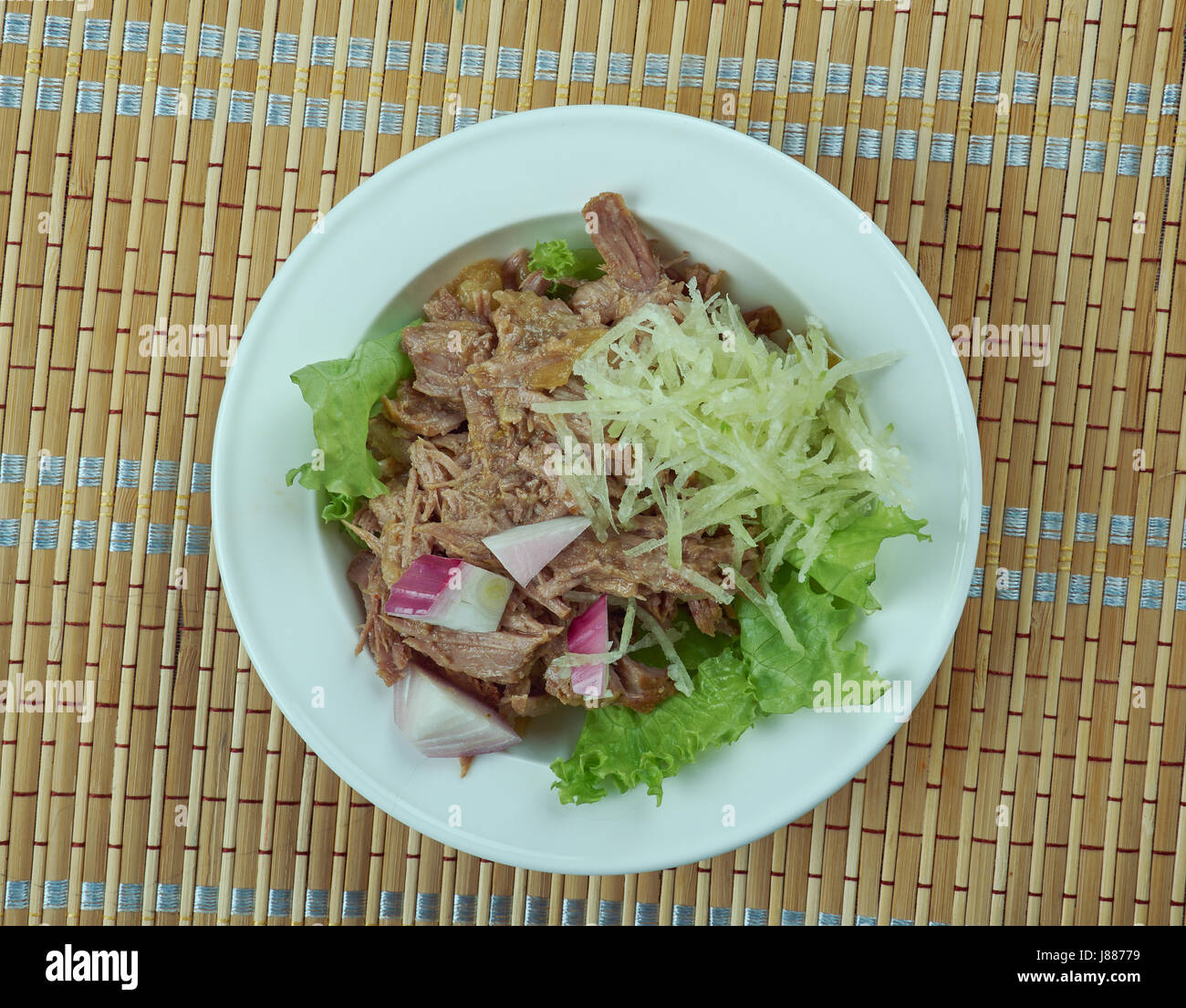 Mixiote - traditional pit-barbecued meat dish in central Mexico.Mexican ...