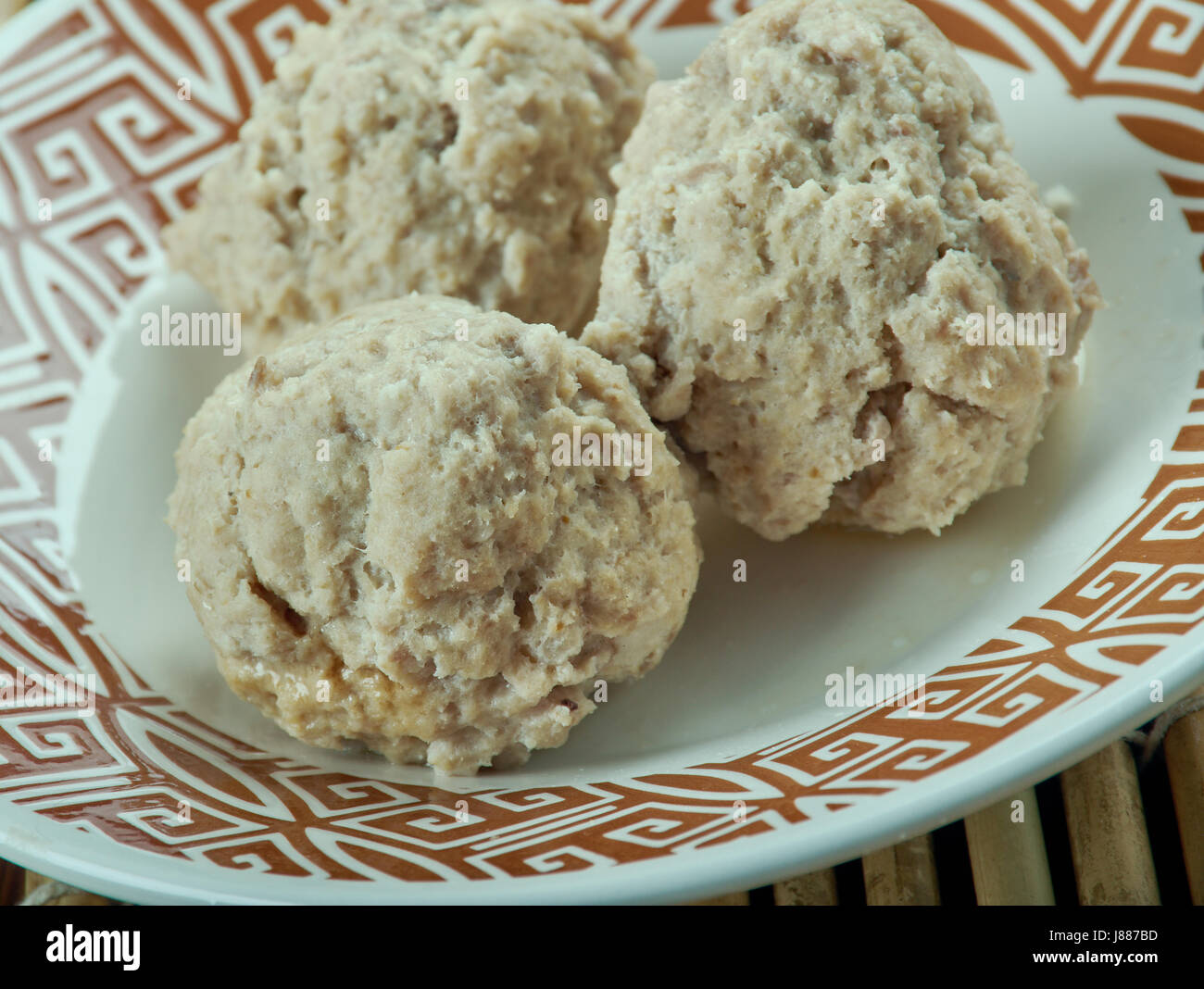 Fuzhou fish balls - common food in southern China Stock Photo - Alamy
