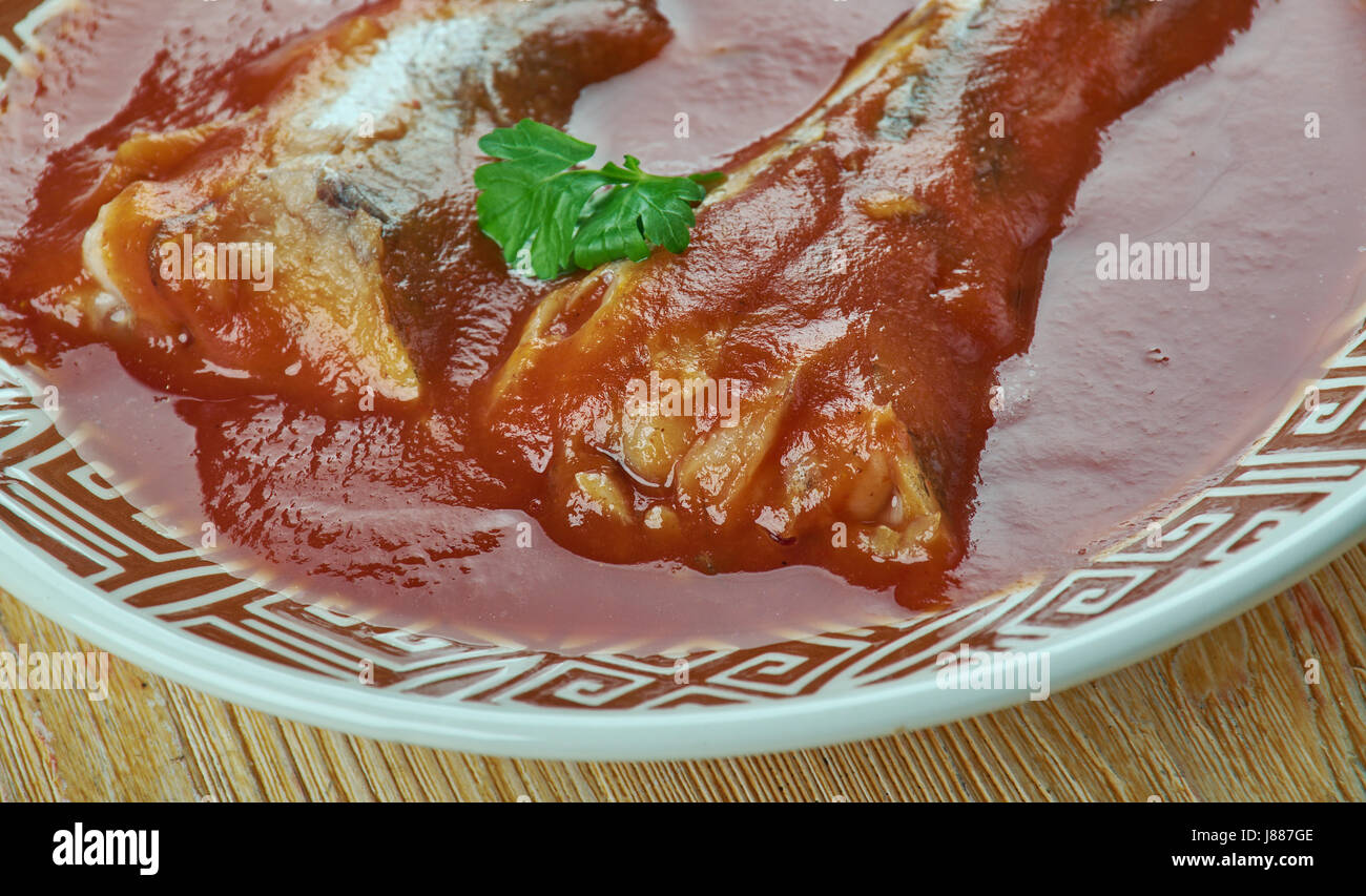 Kerala-style fish curry - Meen Curry Stock Photo - Alamy