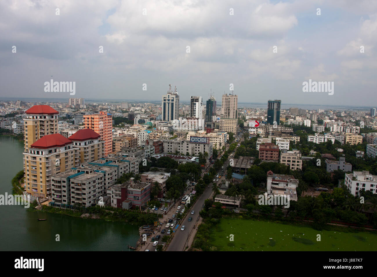 Dhaka aerial view hi-res stock photography and images - Alamy