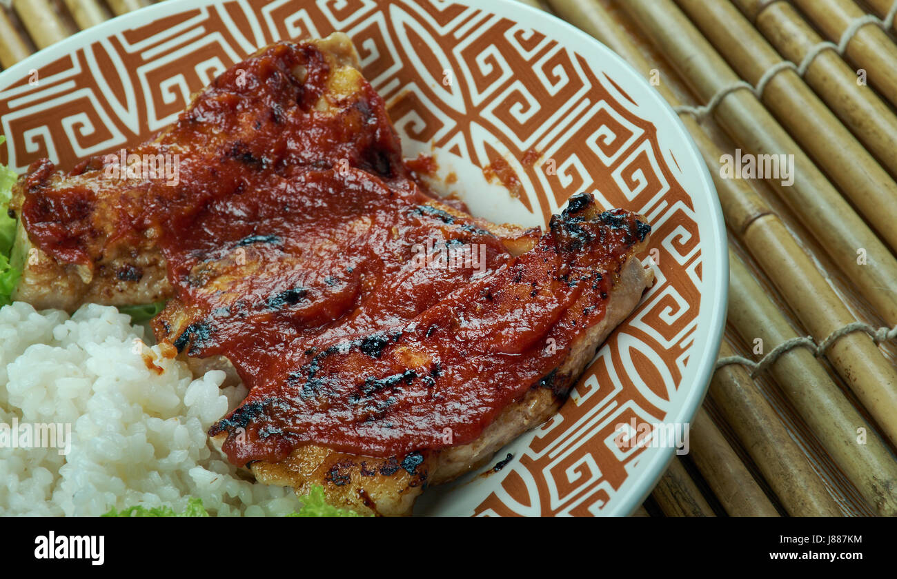 Babi panggang - Indonesian grilled pork Stock Photo - Alamy