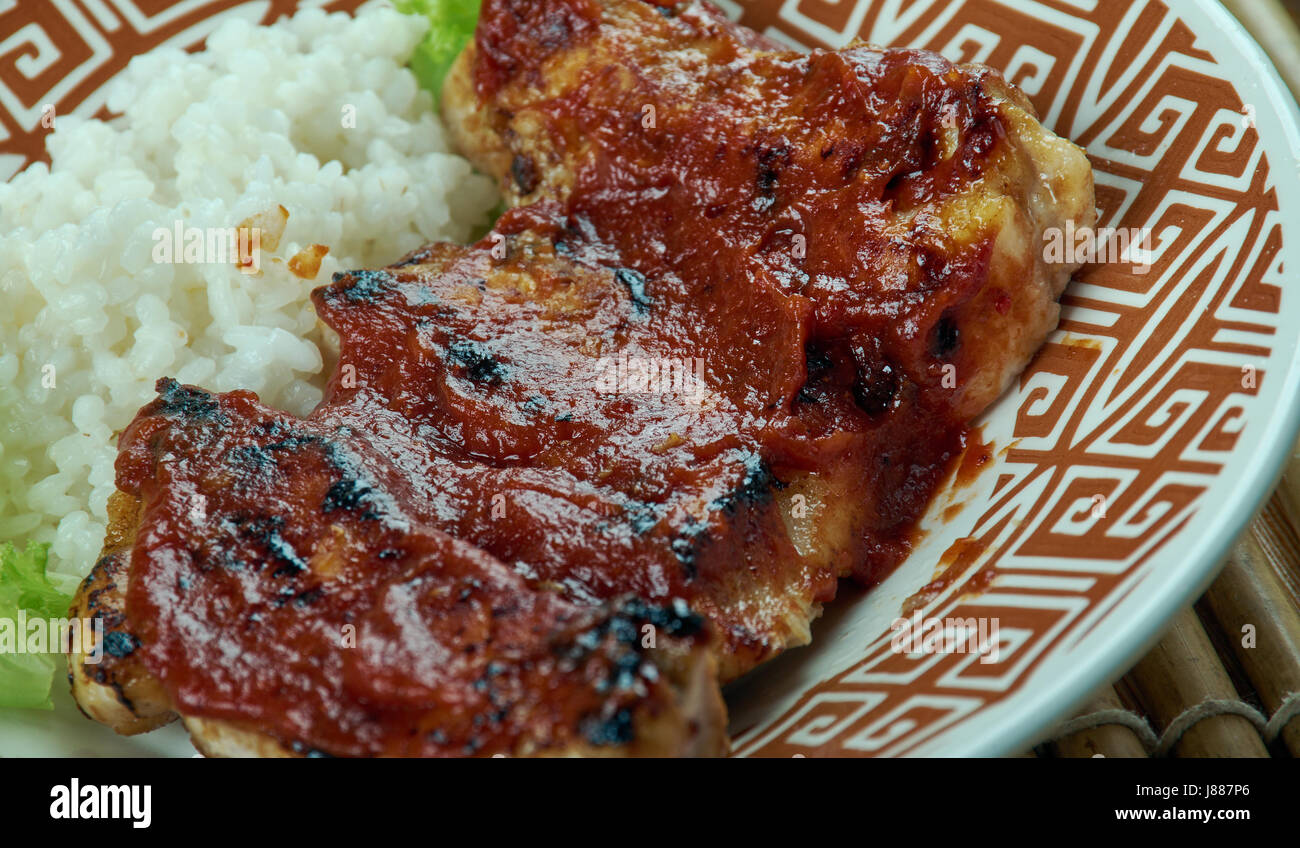 Babi panggang - Indonesian grilled pork Stock Photo - Alamy